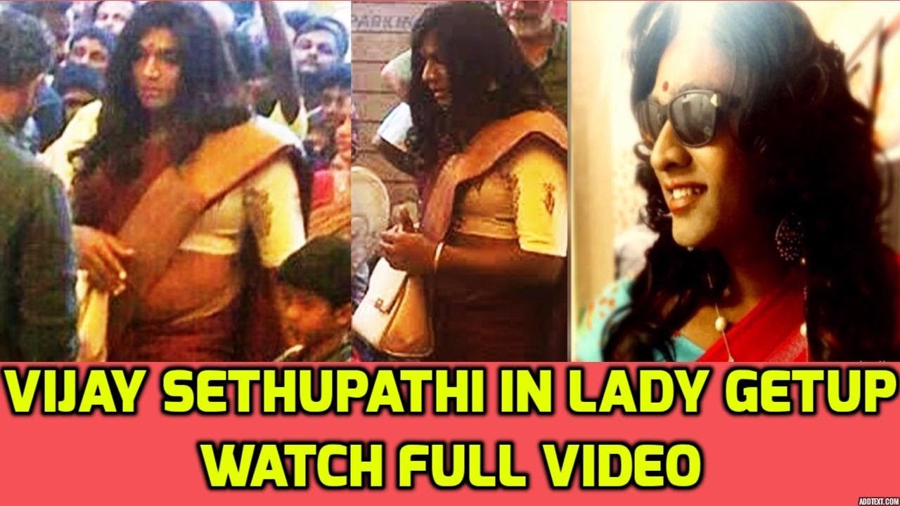 Vijay sethupathi In Lady Getup For Upcoming movie||Tamil DNA - YouTube