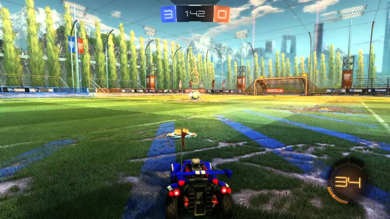 Rocket League PS4 - Match 2 - P2 - YouTube