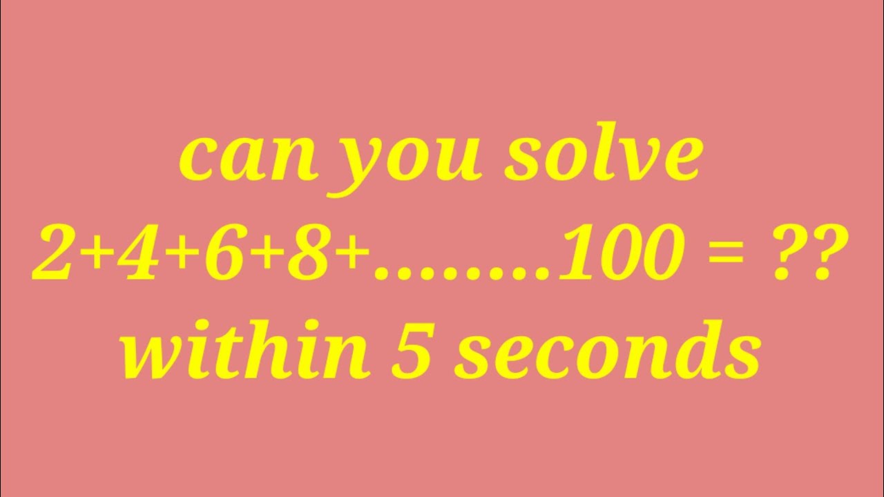 Sum Of Even Numbers From 1 To 100 Even Numbers Sum Formula Sum Of Sum Of Even Numbers From 1 To 100 Even Numbers Sum Formula Sum Of