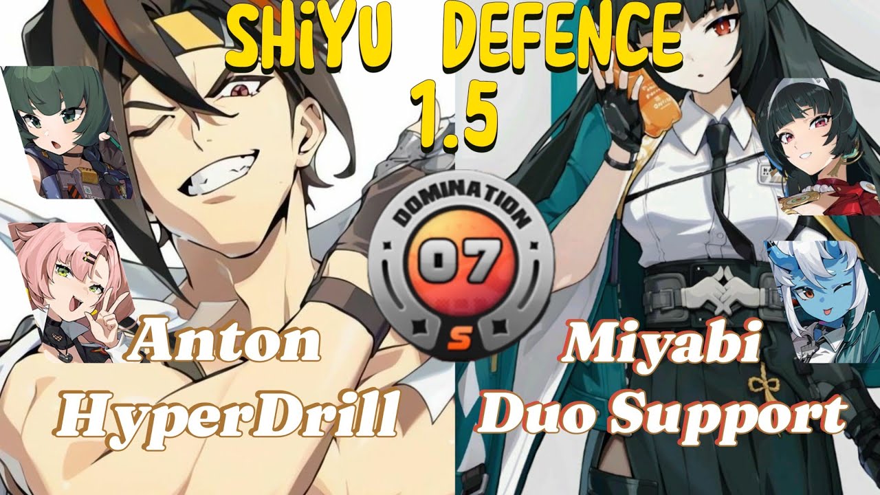 Shiyu Defence M6 Anton HyperDrill & M0 Miyabi Duo support | Zenless Zone Zero - YouTube