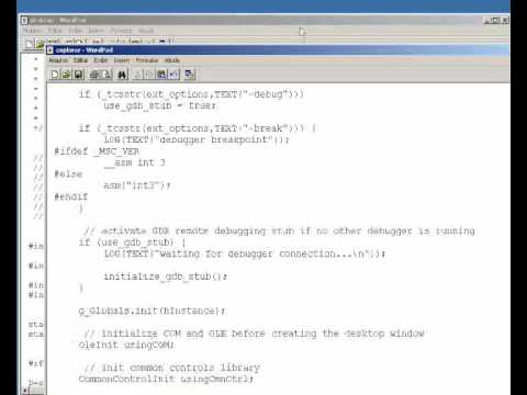 Código fonte do Explorer.exe e Desktop.exe do react-os. Source Code ...