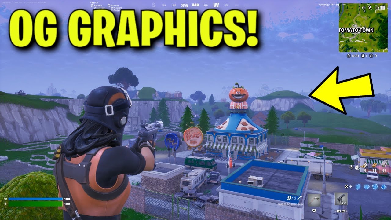 HOW TO GET OG GRAPHICS in FORTNITE CHAPTER 1 SEASON 1 OG! (OG Fortnite ...