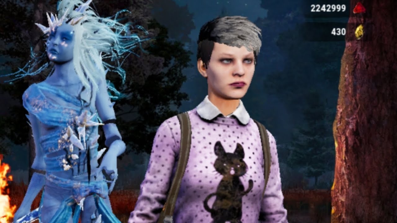 my nea has a black cat in front and her back 🐈‍⬛😇 solo surviver ...