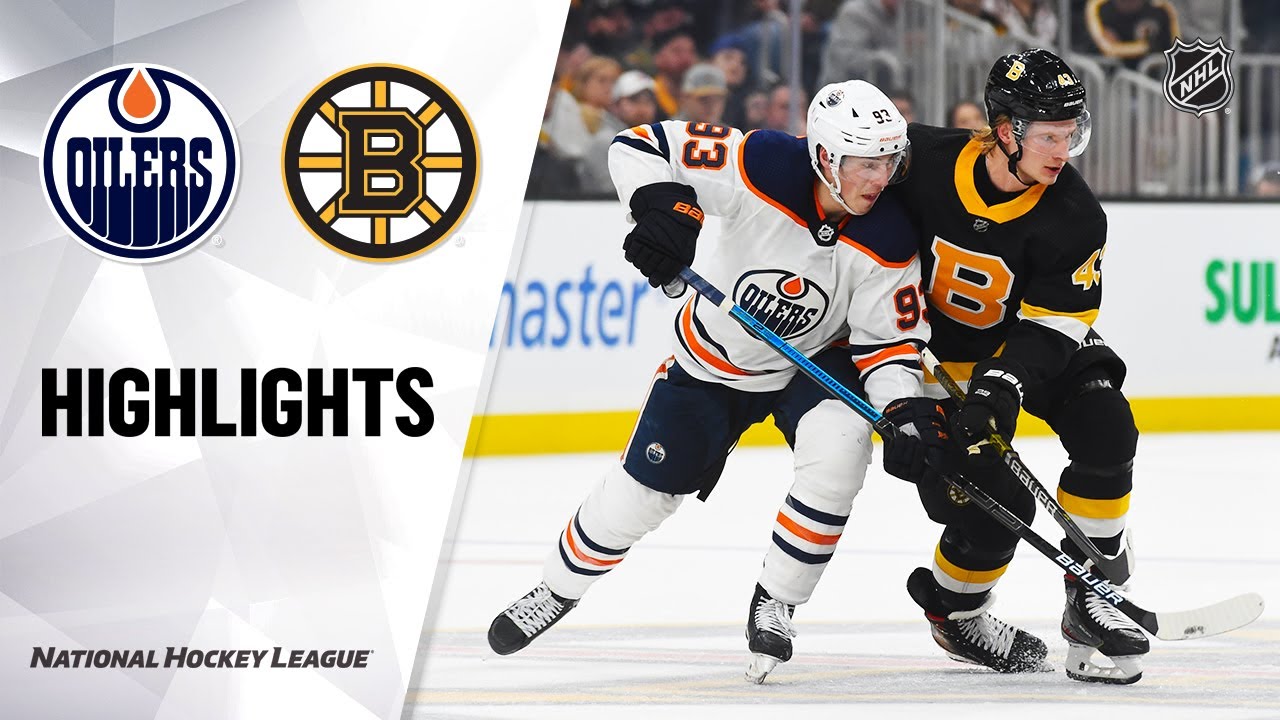 NHL Highlights | Oilers @ Bruins 01/04/20 - YouTube