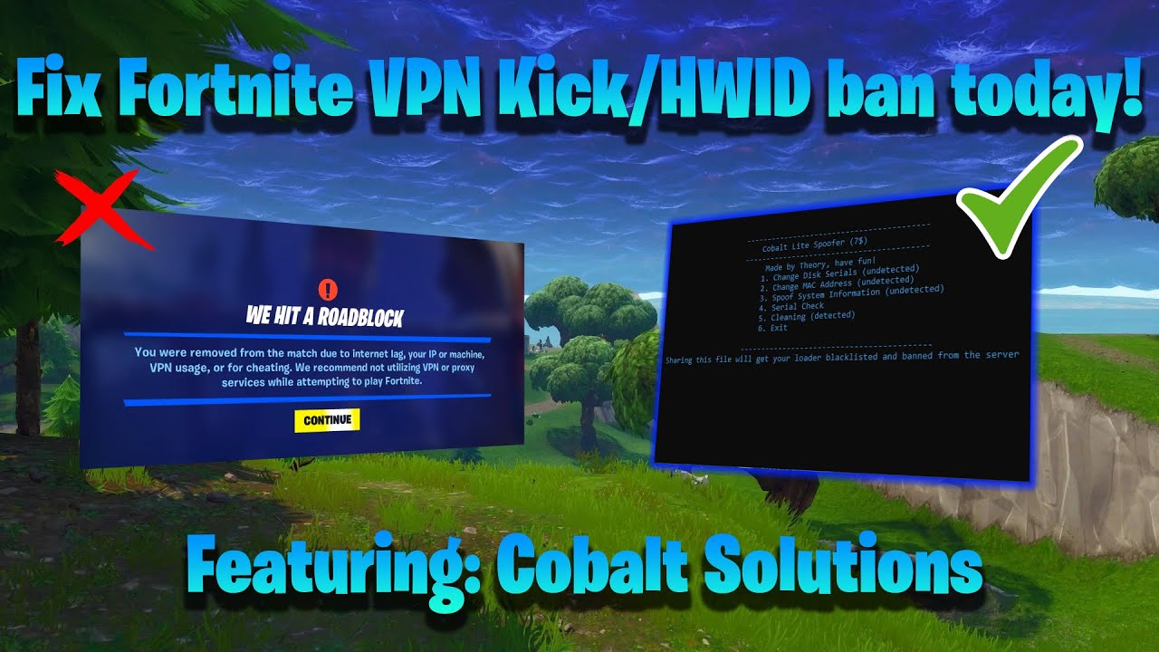How to fix VPN kick/HWID ban for fortnite 🏆 | Cobalt Solutions - YouTube
