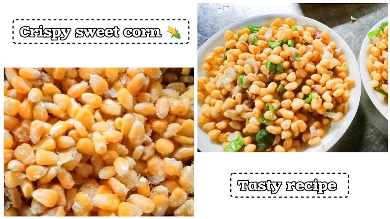 Crispy sweet corn recipe😋... - YouTube