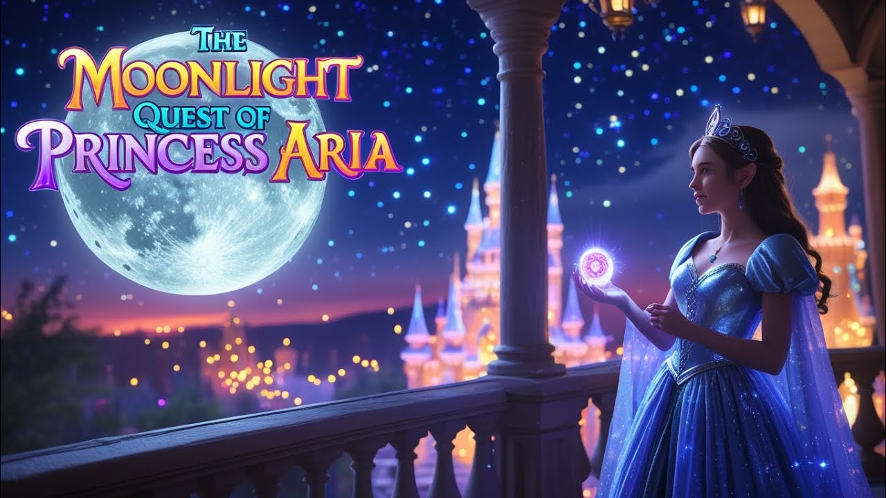 The Moonlight Quest of Princess Aria | English story - YouTube