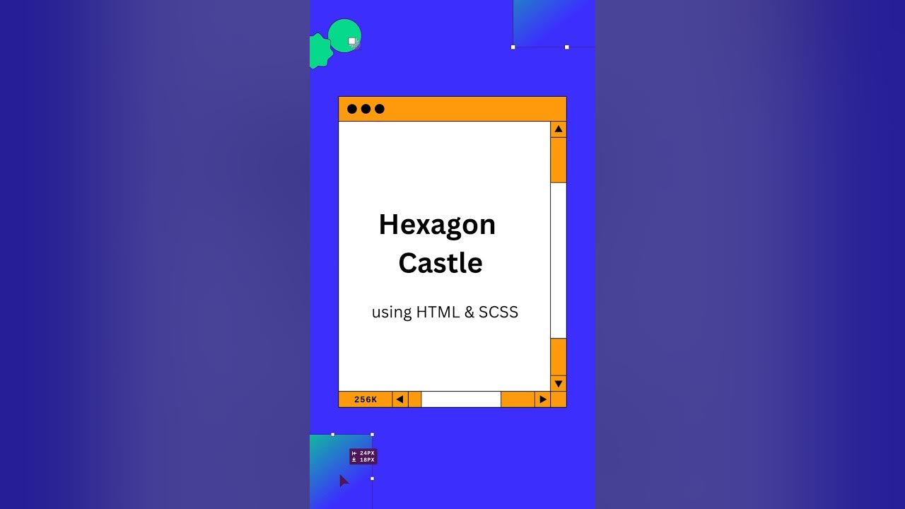 Hexagon castle using Html and Scss #new #trending #viral #coding #instagram #html #css - YouTube