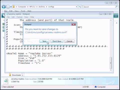 How to make your 3.0.9+ WoW Server Public with Hamachi(READ Description ...