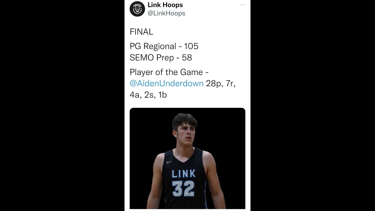 Aiden Underdown Highlights Link Year Prep 2023 NO MUSIC - YouTube