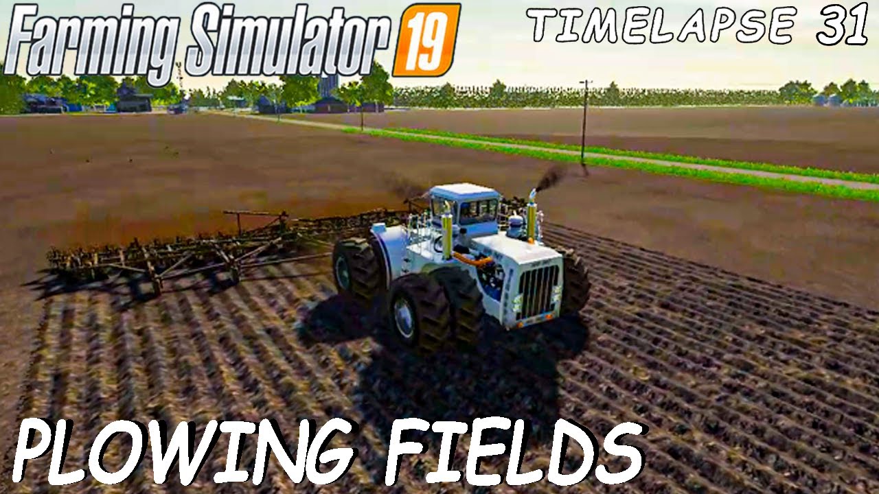 Plowing Fields with Big Bud 747 | Farming Simulator 19 | Nebraska Map ...