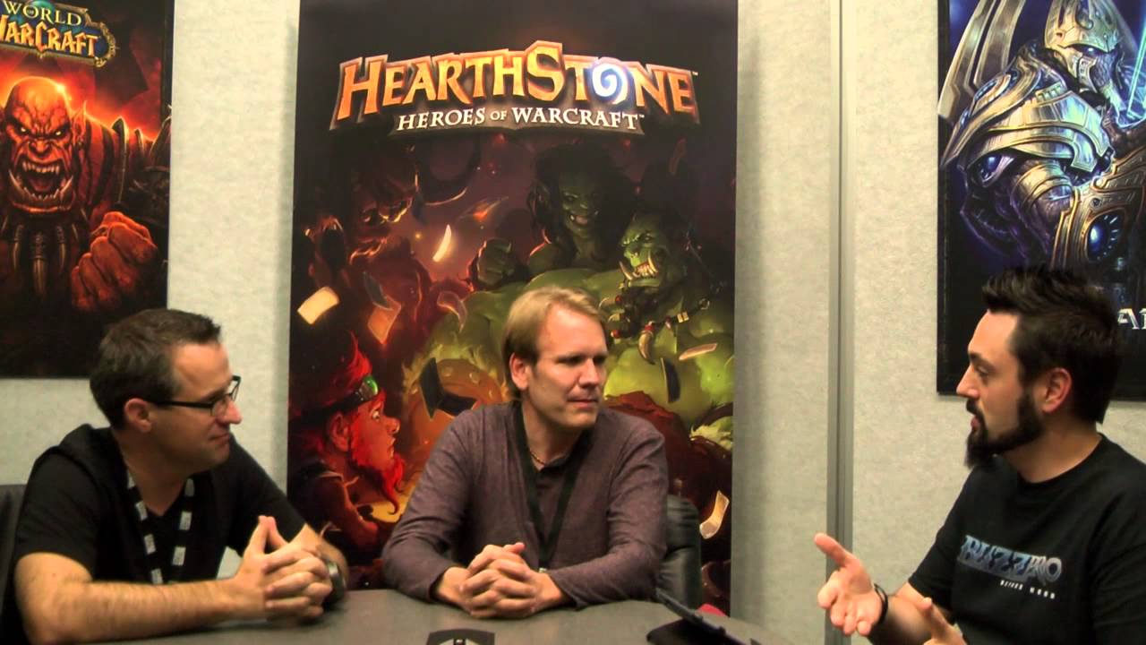 BlizzCon 2013 Hearthstone Interview with Eric Dodds and Ben Thompson - YouTube