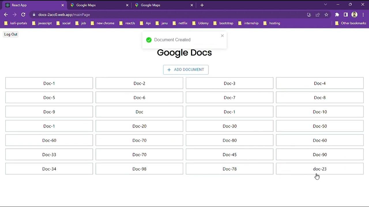 Google-Docs-Clone - YouTube