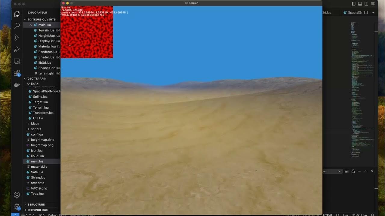 3D Terrain Generation Lua/Love2D - YouTube