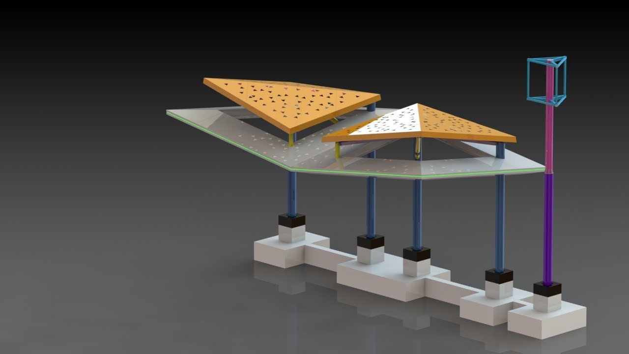 Fuel Station Substructure and Steel Cladding - YouTube