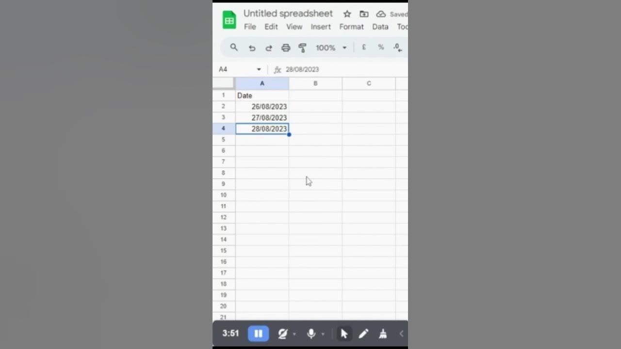 How to change date format | Google sheets tutorial for beginners | freeadvicetech. - YouTube