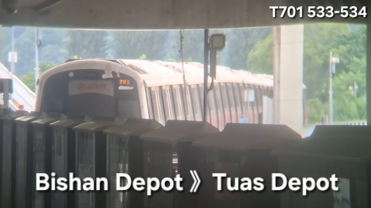 [Depot Transfer] SMRT C151A 533/534 Departing EW33 Tuas Link - YouTube