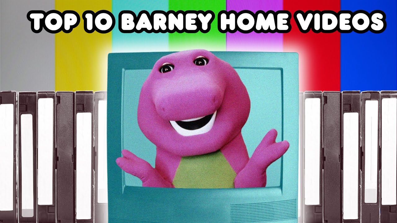 Top 10 Barney Home Videos | Ranking Series | Tee-Riffic Tributes - YouTube