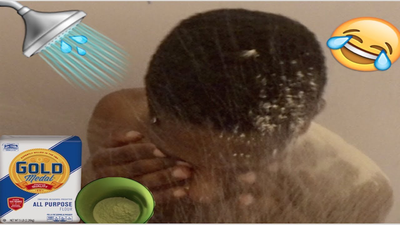 DUMPED FLOUR ON BOYFRIEND IN THE SHOWER!!!(GONE WRONG)*HE GOT MAD* - YouTube