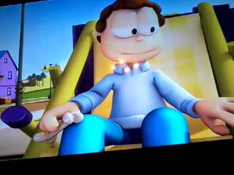 The amazing flying dog the garfield show - YouTube