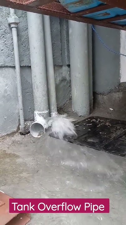 Tank Overflow Pipe - YouTube