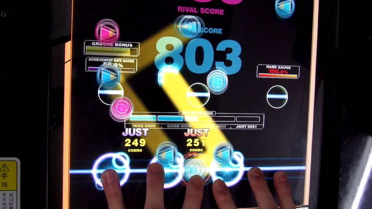 [REFLEC BEAT VOLZZA 2] CODE:1 (HARD) 100.0% (Player: CHAA-R.U) - YouTube