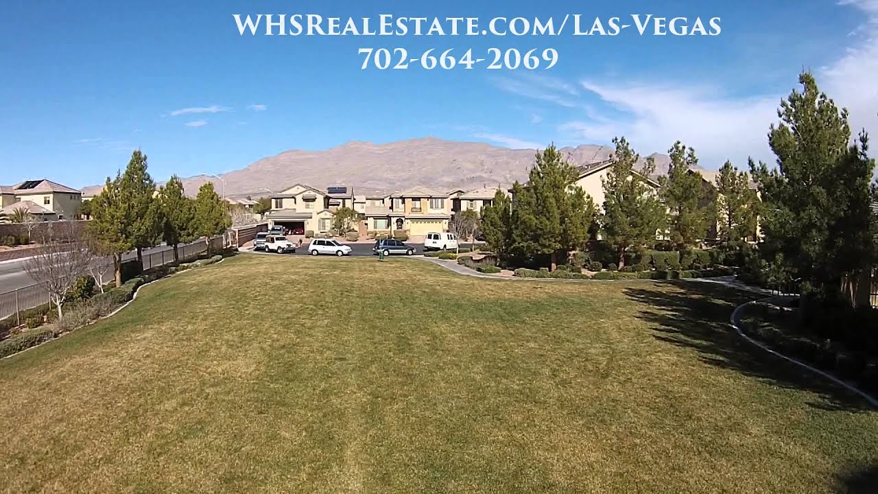 Waterfall Aliante North Las Vegas Pool Complex Aerial Video - YouTube
