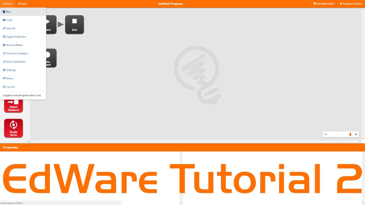 EdWare: Tutorial 2 - Menu - YouTube
