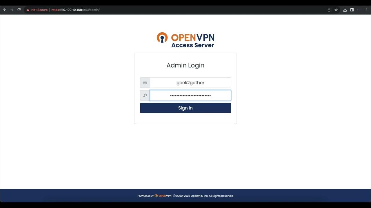 Installing and Configuring OpenVPN Access Server - Part 2 - Setup Web Server SSL - YouTube