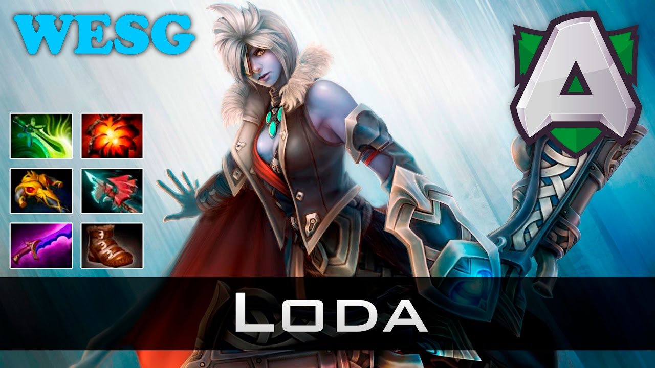Loda Drow Ranger - Alliance vs Comanche - WESG Dota 2 - YouTube