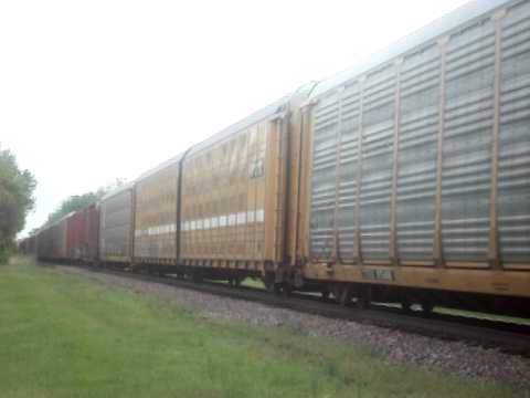 UP 4515 & UP 4143 lead UP MPRAS-02!! (05/02/2011) - YouTube