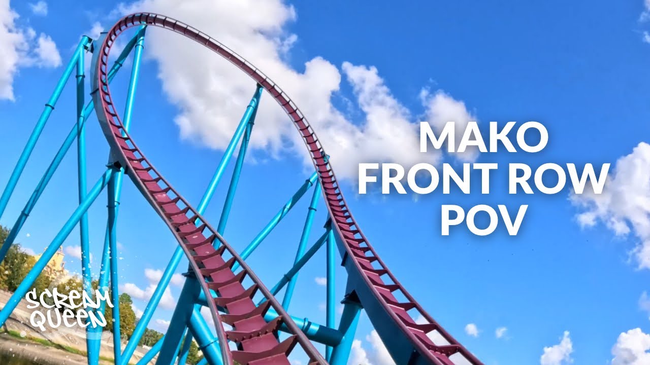 Mako Front Row POV, Seaworld Orlando, September 2025 - YouTube