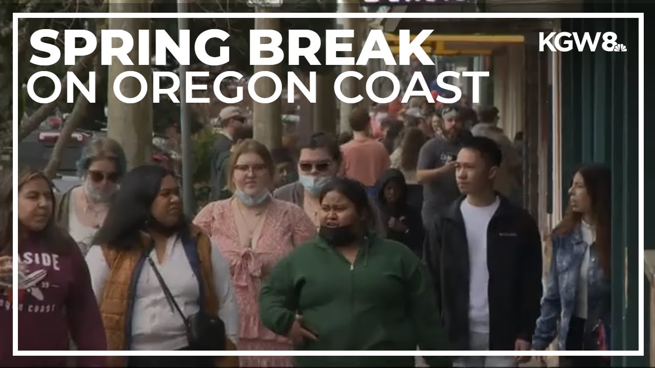 Seaside braces for spring break tourism on Oregon Coast - YouTube