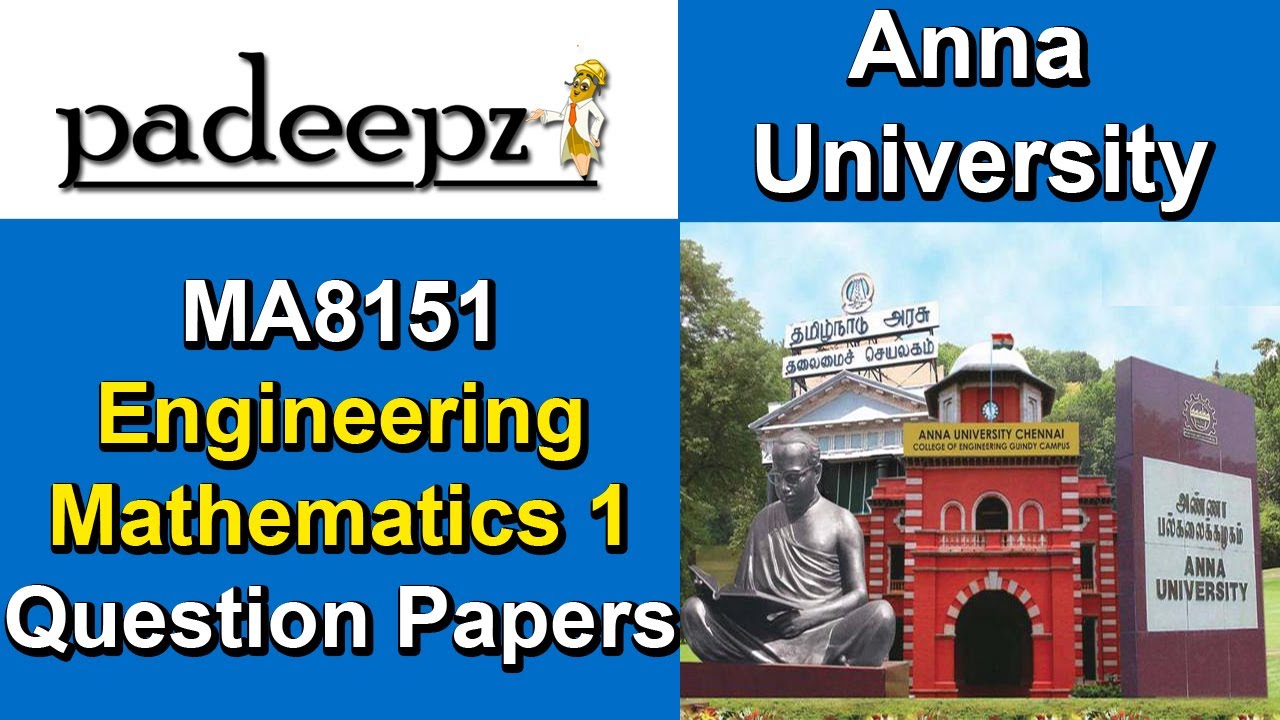 Ma8151 Engineering Mathematics 1 Question Papers Anna University Ma8151 Engineering Mathematics 1 Question Papers Anna University