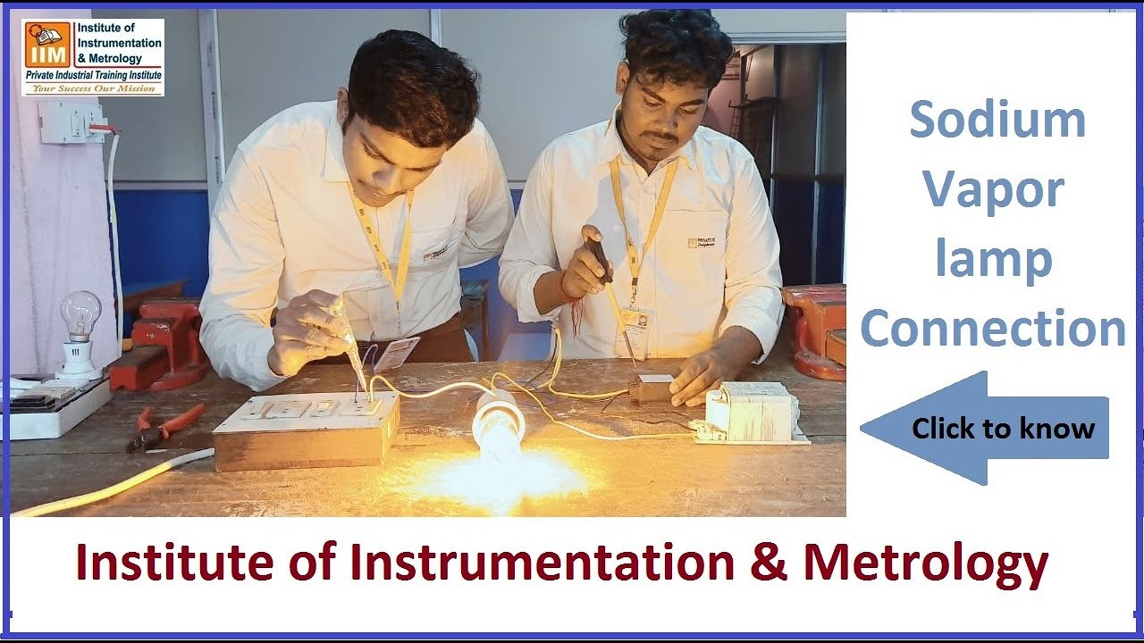Connection of high pressure Sodium Vapor lamp with Circuit diagram ...