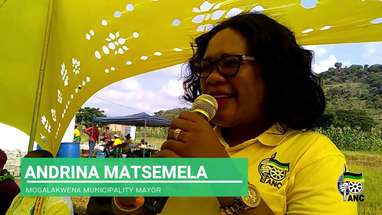 Mogalakwena Municipality Mayor Andrina Matsemela #ThumaMina - YouTube