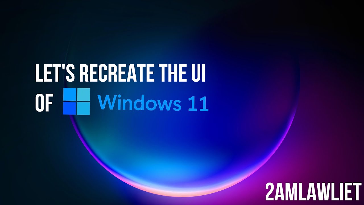 Let's Recreate the UI of windows 11 || Live Adobe XD - YouTube