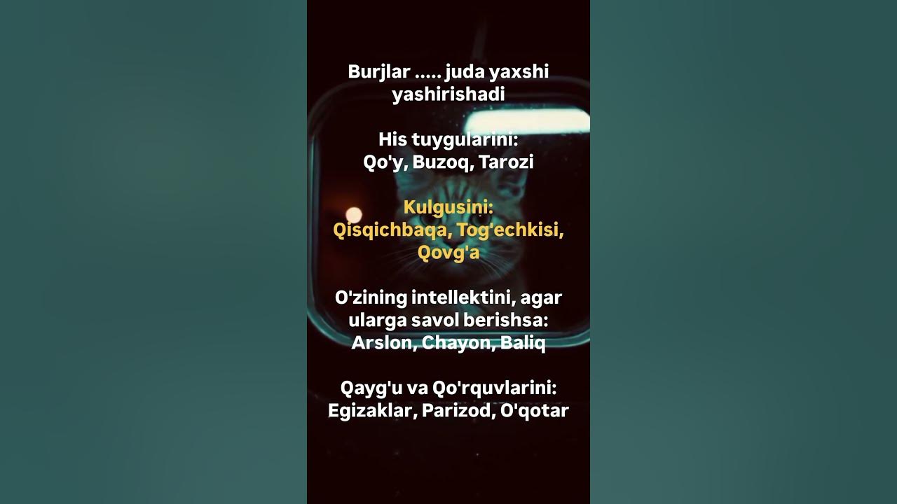 Burjlar ..... juda yaxshi yashirishadiHis tuygularini: #psicologia #sad ...