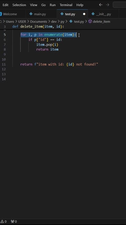 Python built-in enumerate function #python #coding #programming #datascience #software - YouTube