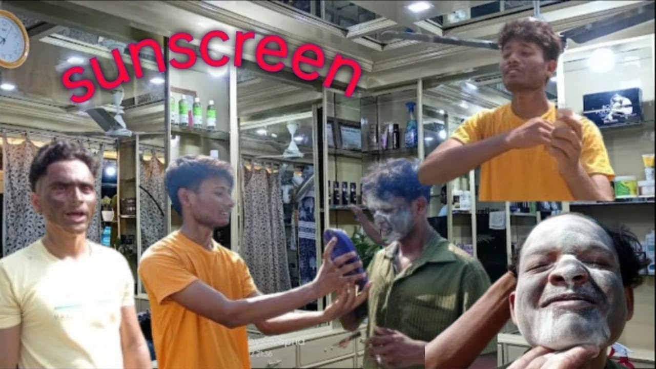 Sunscreen sadri comedy video garam #funny nagpuri video - YouTube
