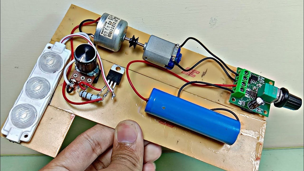 RANGKAIAN PROYEK ELEKTRONIKA MESIN GENERATOR LISTRIK MINI, MENGGUNAKAN ...