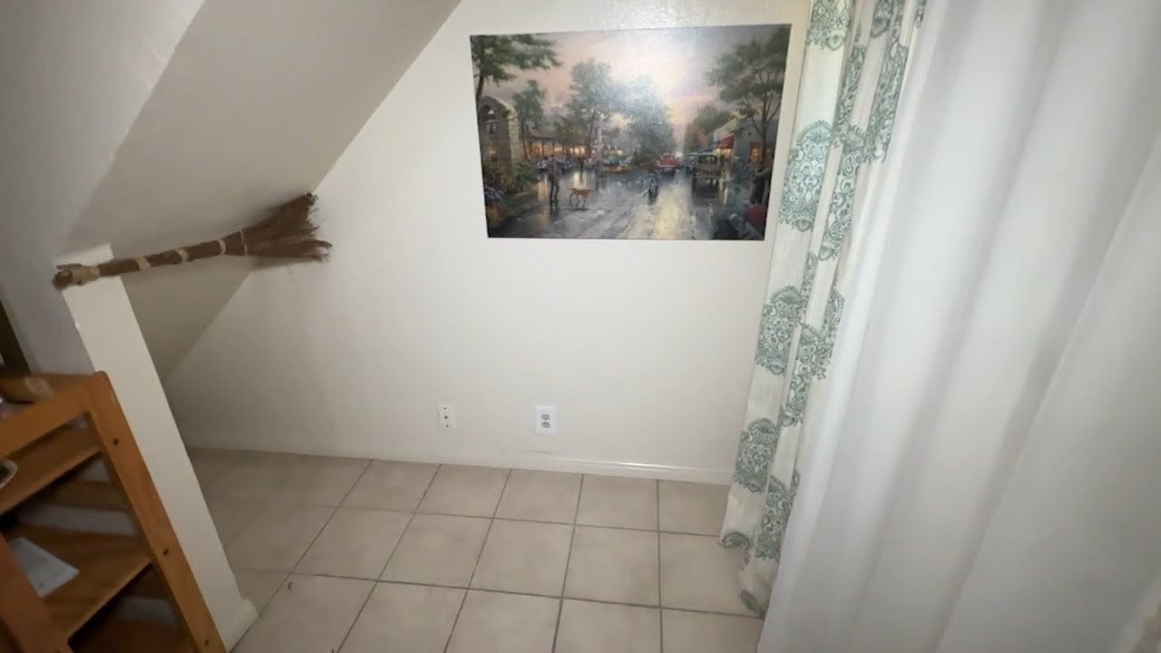 This Harry Potter-style cubby under the stairs is for rent - YouTube