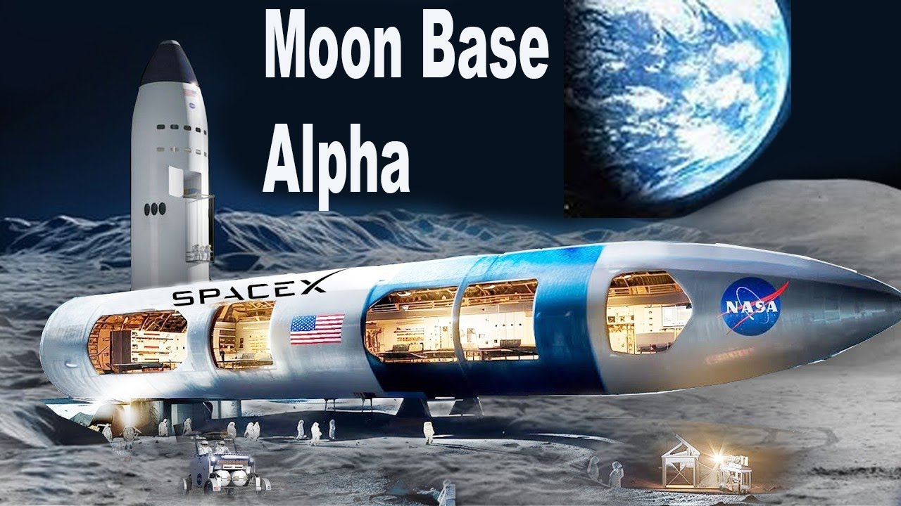 SpaceX Revealed How to Build The First Moon Base Alpha with Starship ...
