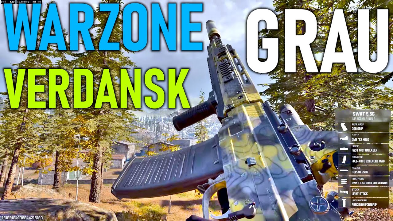 SWAT 5.56 GRAU Conversion in Warzone VERDANSK #3 | PC Gameplay 1440p ...