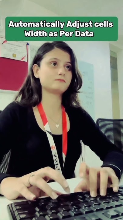 Automatically adjust cell width as per data😱😱 #windows #excel #computer #laptop # ...