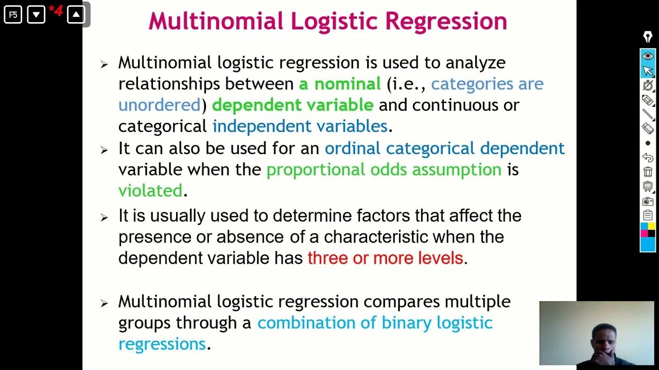 Multinomial Logistic Regression - YouTube
