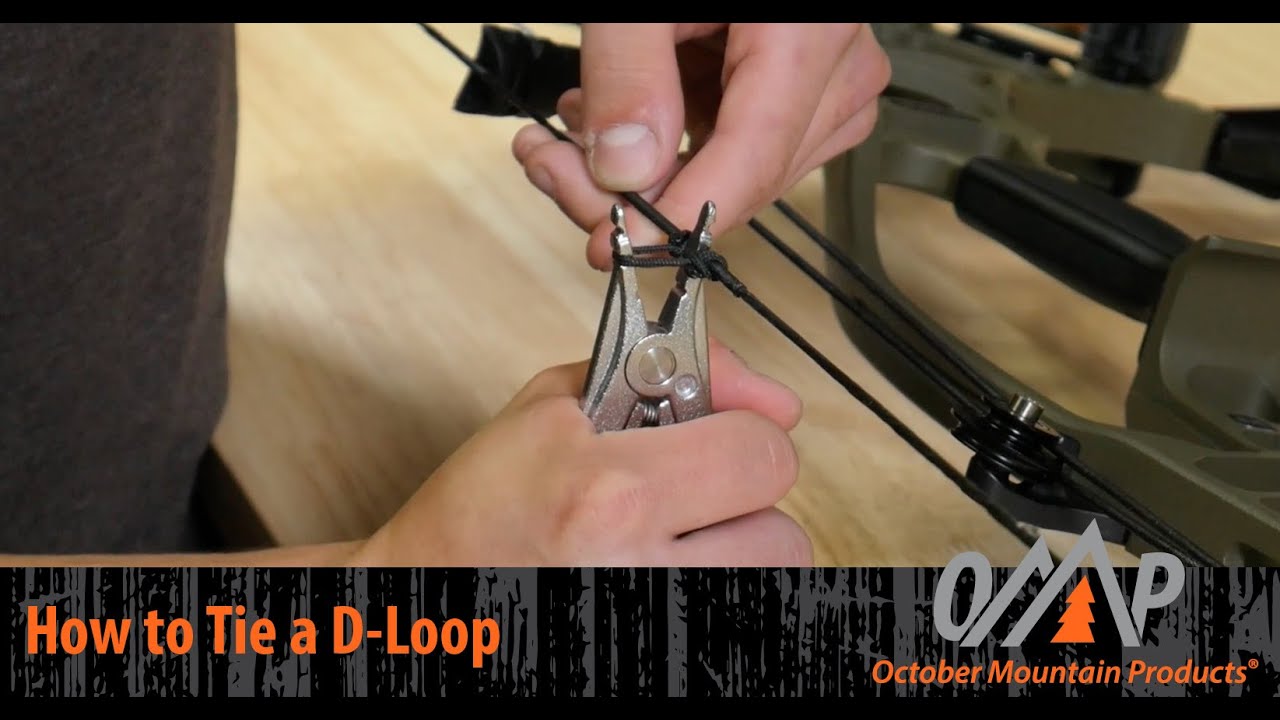 How To Tie a D-Loop I October Mountain Products - YouTube