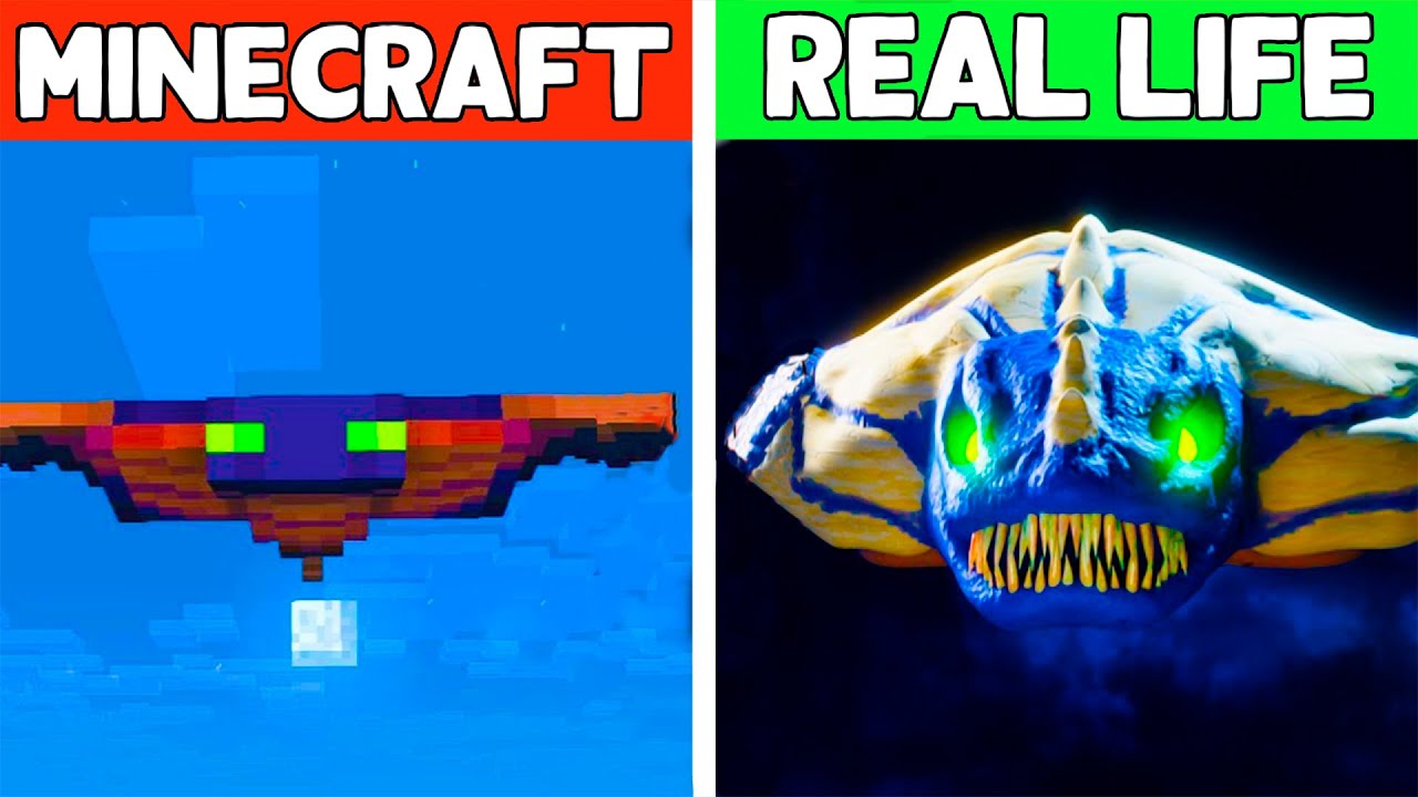 Minecraft vs Real life / Realistic minecraft / Normal vs realistic ...