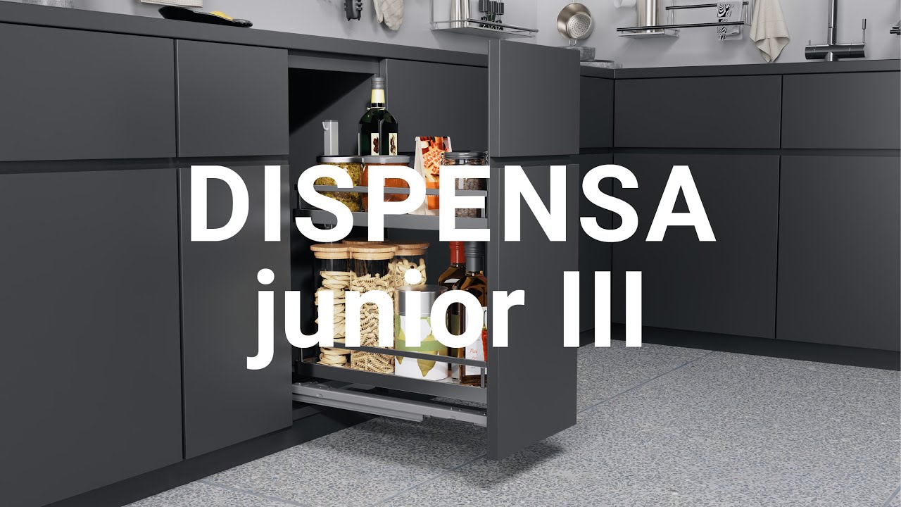 DISPENSA junior III - Small pull-out larder - YouTube