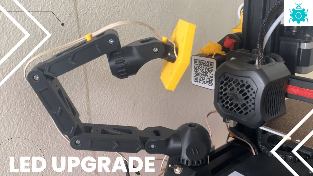 Chip led 12v upgrades for my 3D printer/ 3D printer upgrades - YouTube
